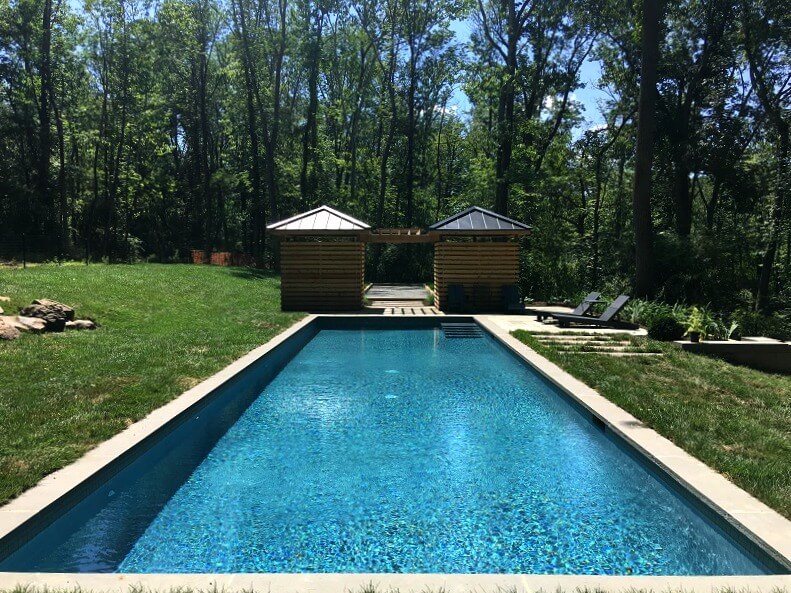 Lap Pool & Bocce Court | Custom Pool Blog | Cross River Design