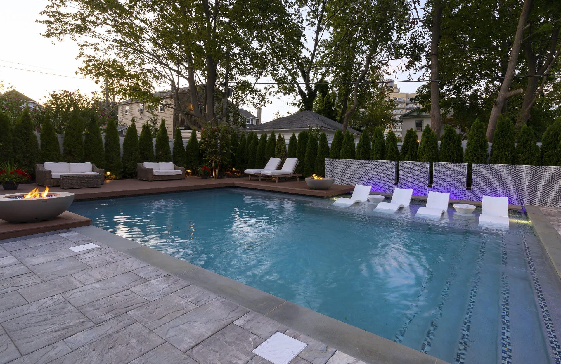 Ultimate Outdoor Pool Gathering Space | NJ Landscaping Blog
