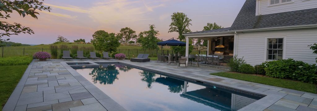 Ultimate Outdoor Pool Gathering Space | NJ Landscaping Blog